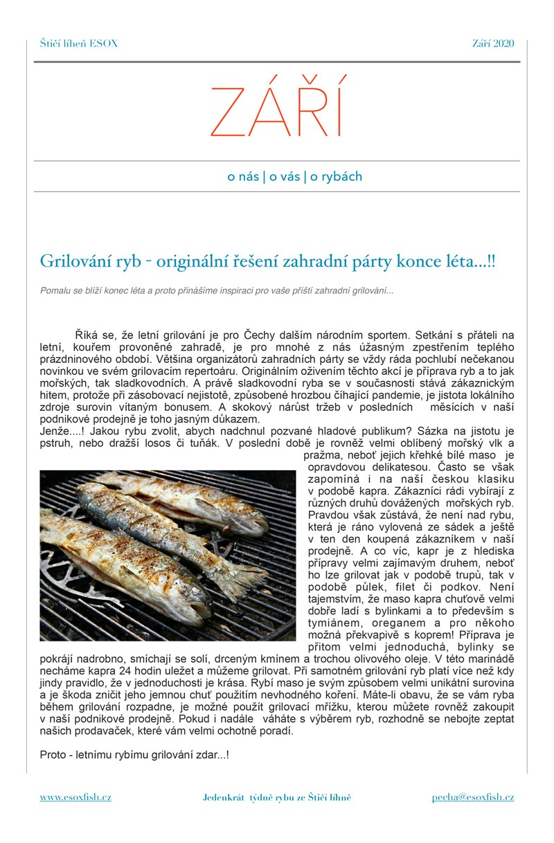 Štičí líheň - ESOX spol. s r.o. - rodinná rybářská společnost